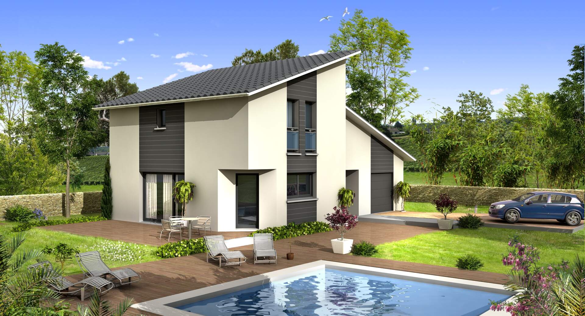 Plan de maison personnalisable - Maisons d'en France 01 Oyonnax